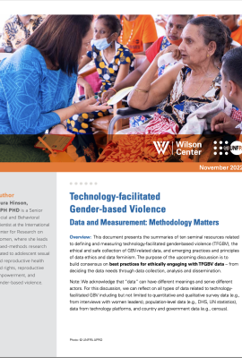 Global Symposium on Technology-facilitated Gender-based Violence | Wilson Center